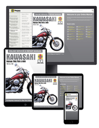 Instrukcja serwisowa Kawasaki Vulcan VN 700 750 800 wersja ...